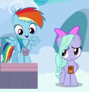 #1812810 - safe, screencap, flitter, rainbow dash, pony, g4, parental ...