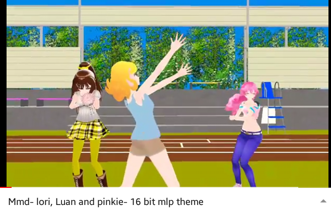 #1817731 - safe, pinkie pie, 3d, lori loud, luan loud, mmd, the loud house, youtube, youtube ...