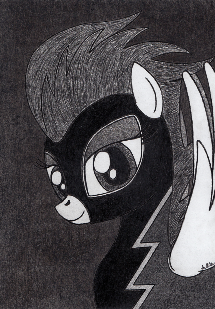 #1819759 - safe, artist:aracage, nightshade, pony, bust, charcoal ...