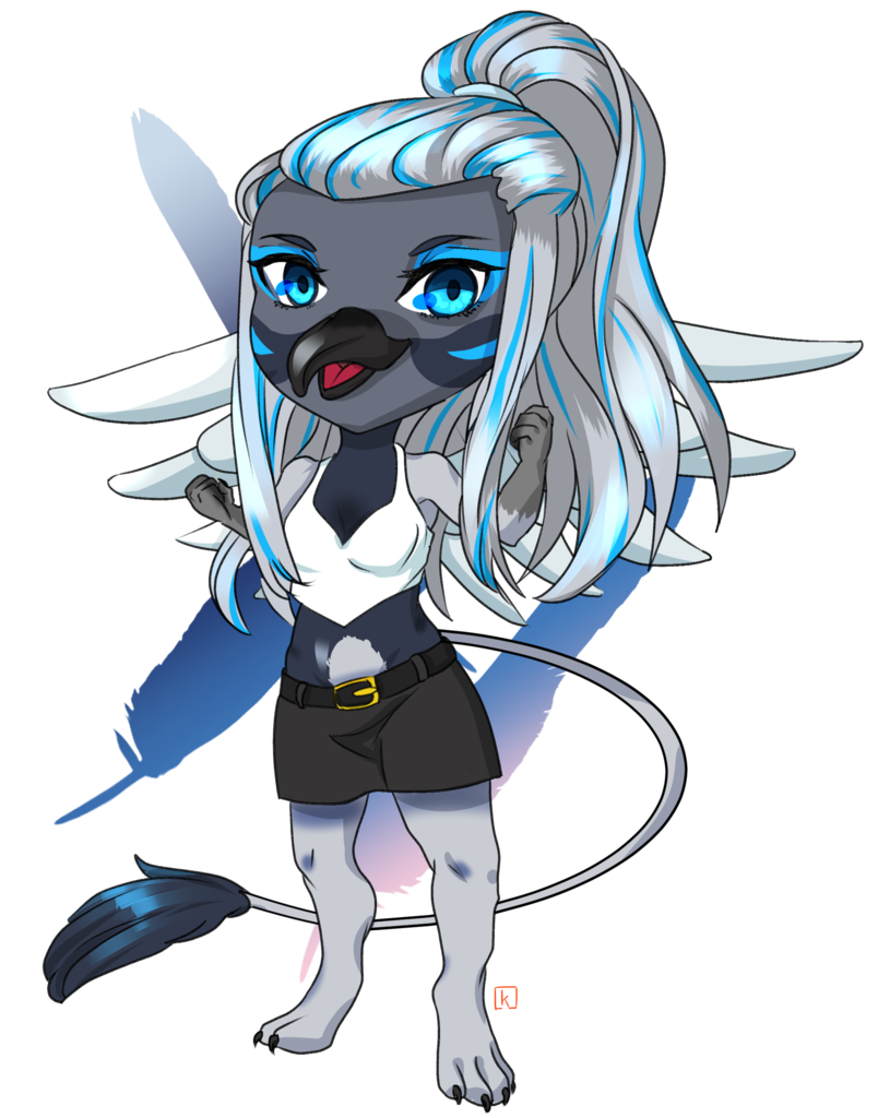 #1797061 - safe, artist:kamichu, oc, oc only, oc:rio azura, griffon ...