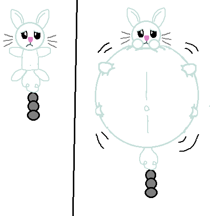 #1797077 - suggestive, artist:theinflater19, angel bunny, rabbit, g4 ...