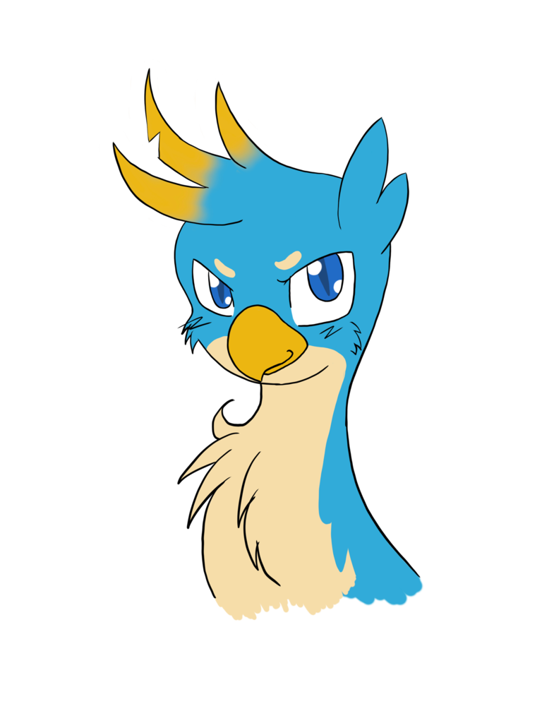 #1797650 - safe, artist:php156, gallus, griffon, bust, looking at you ...