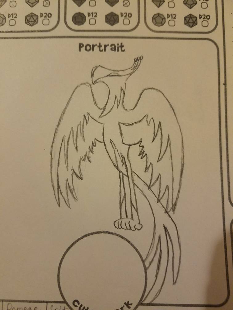 #1800253 - safe, artist:hickory17, oc, oc only, oc:cinder, phoenix, my ...