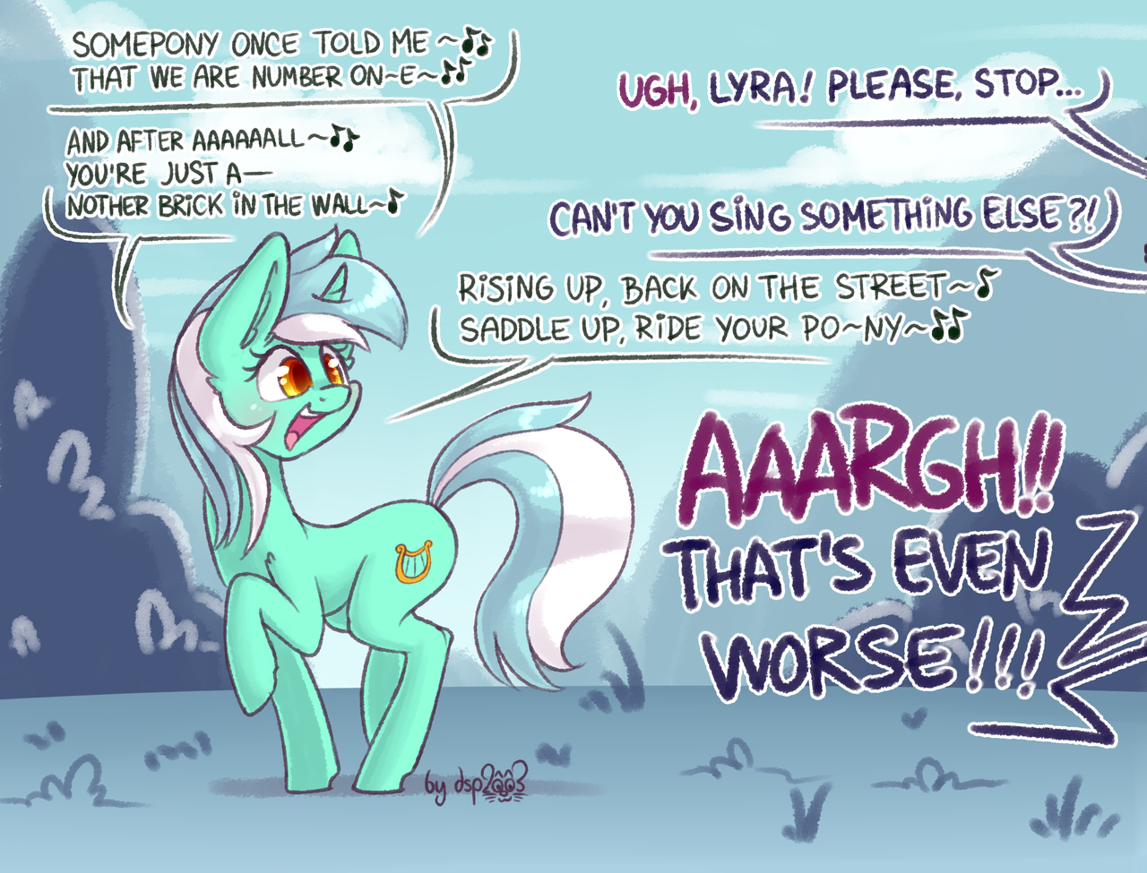 #1802268 - safe, artist:dsp2003, bon bon, lyra heartstrings, sweetie ...