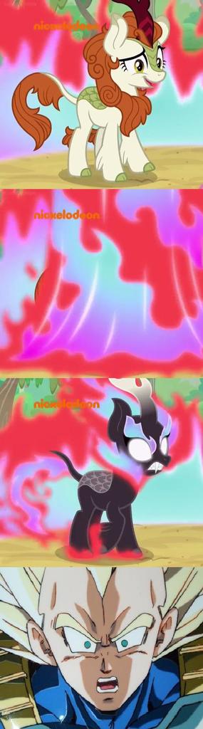 #1821751 - safe, edit, edited screencap, screencap, autumn blaze, kirin, nirik, sounds of ...