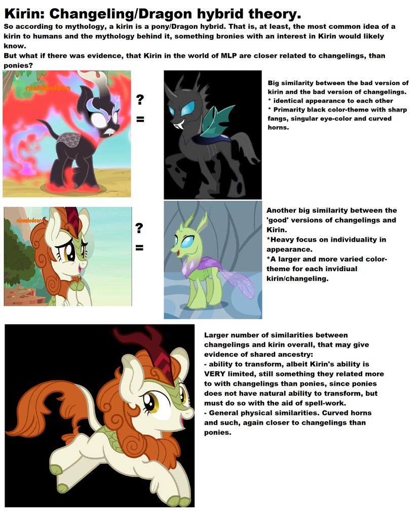 #1822291 - safe, edit, edited screencap, screencap, autumn blaze, changedling, changeling, kirin ...