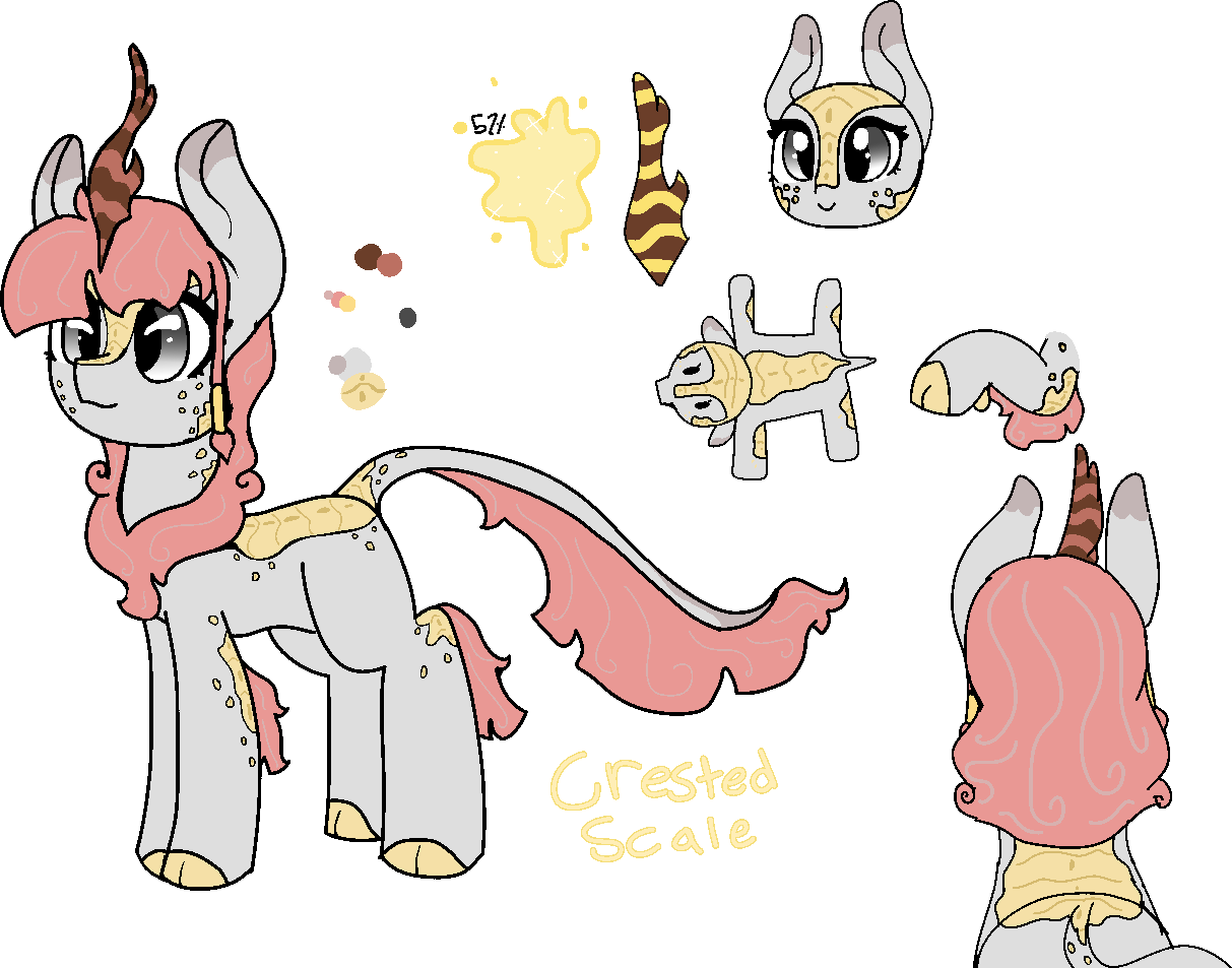 #1829825 - safe, artist:nootaz, oc, oc only, kirin, g4, sounds of silence, kirin oc, reference ...