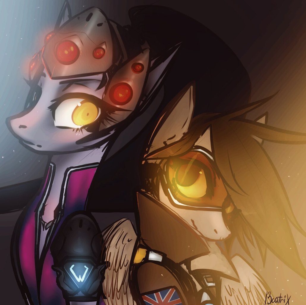 #1832409 - safe, artist:beatrix34, pony, overwatch, ponified, sketch ...