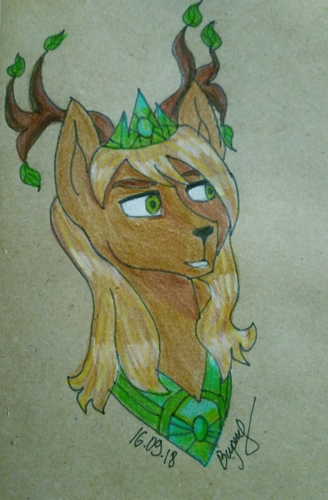 #1834912 - safe, artist:askavidt, oc, oc only, oc:king mirael, deer ...