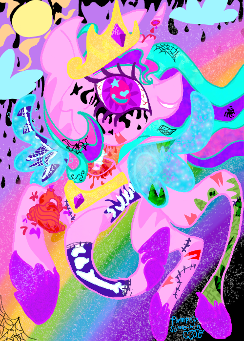 #1835005 - grimdark, grotesque, artist:pumpkin-gutz-art, princess ...