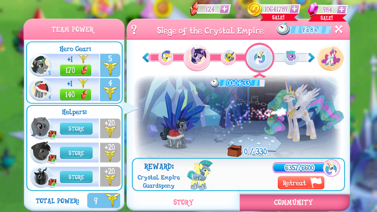 #1838298 - safe, gameloft, king sombra, princess amore, princess ...