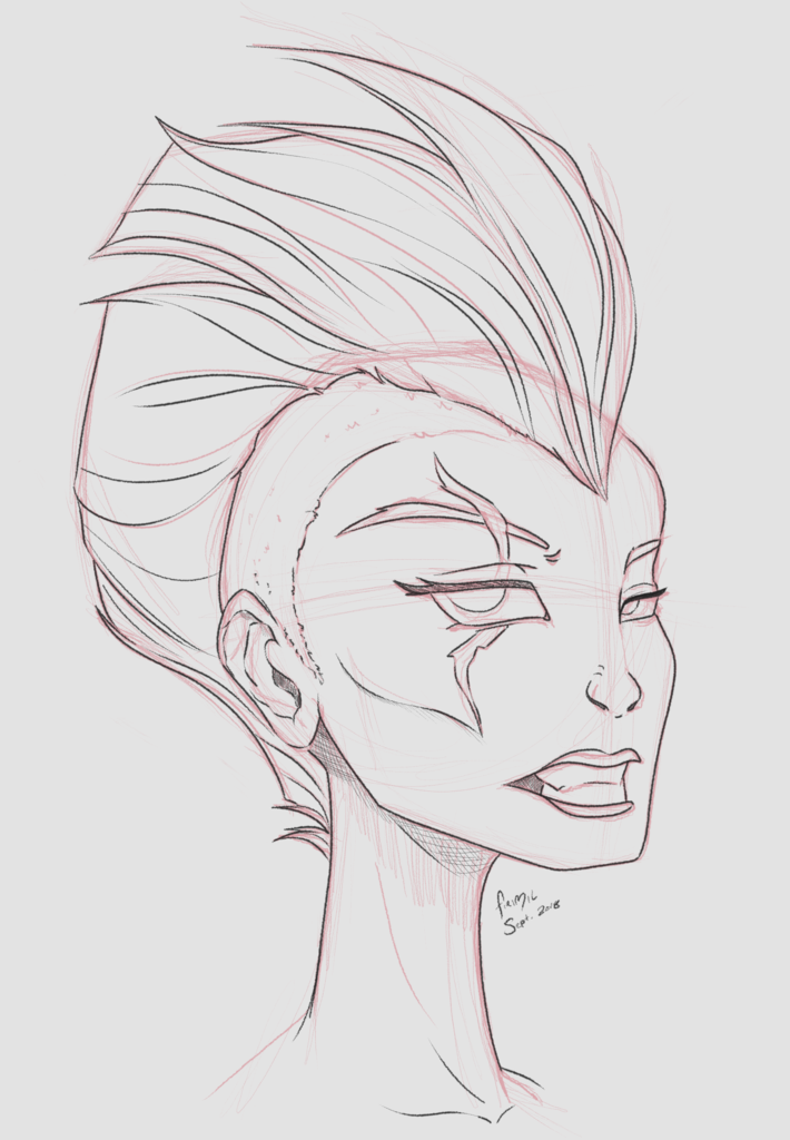 #1840099 - safe, artist:firimil, tempest shadow, human, g4, bust, eye ...