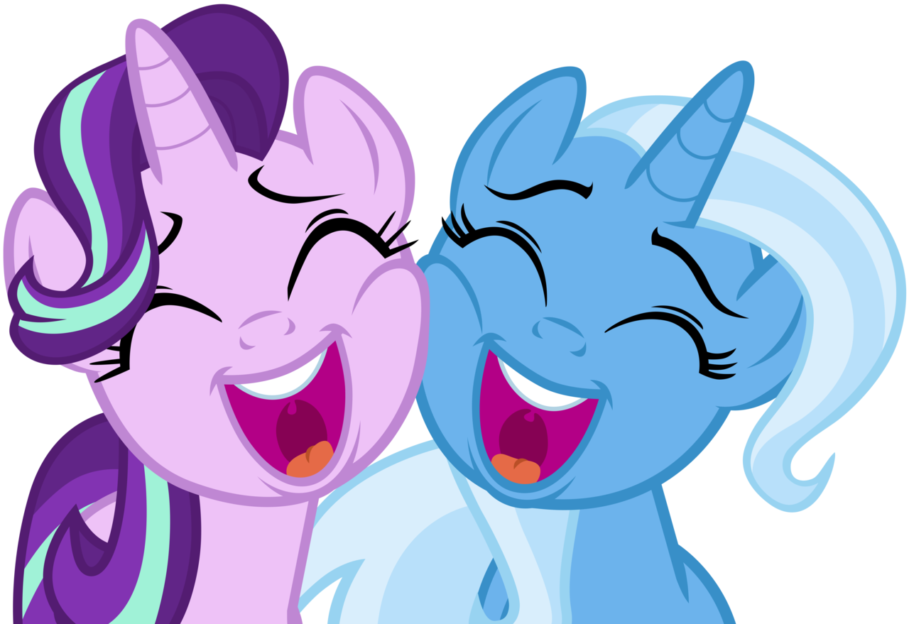 #1842368 - safe, artist:famousmari5, starlight glimmer, trixie, pony ...