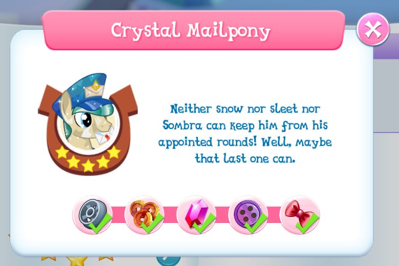 #1842901 - safe, gameloft, proper postal, crystal pony, pony, g4, my ...