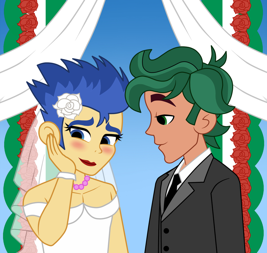 #1824351 - safe, artist:mashoart, flash sentry, timber spruce, human ...