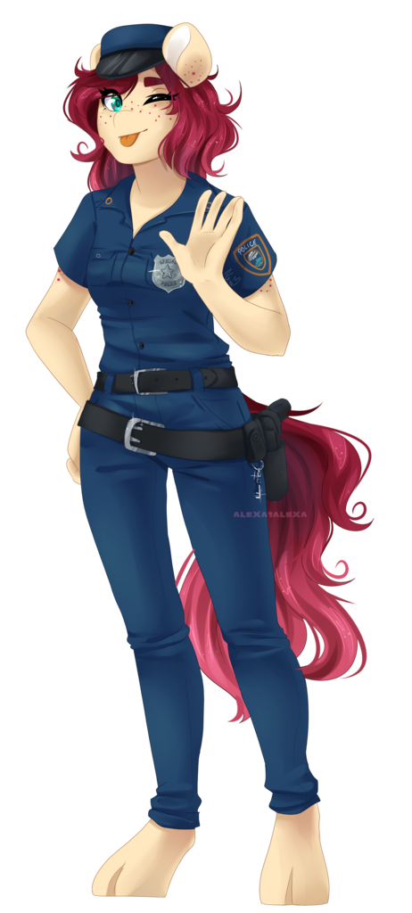 #1828390 - safe, artist:alexa1alexa, oc, oc only, earth pony, anthro ...