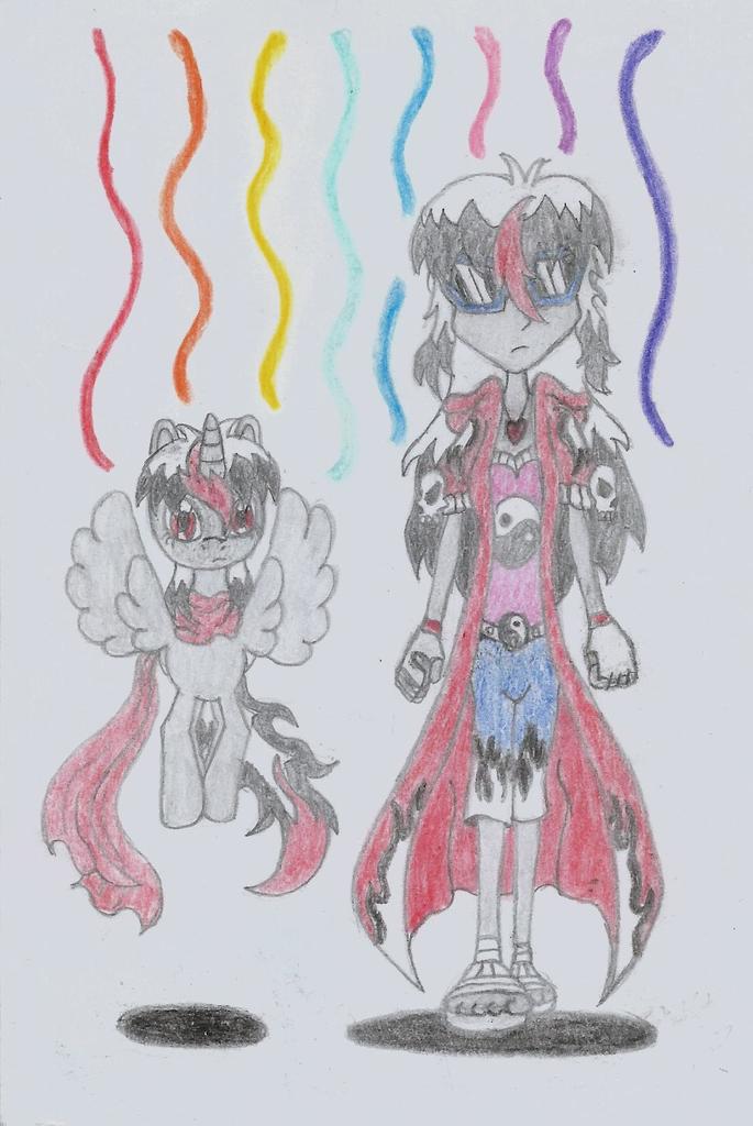 #1923623 - safe, artist:nephilim rider, oc, oc:heaven lost, pony ...