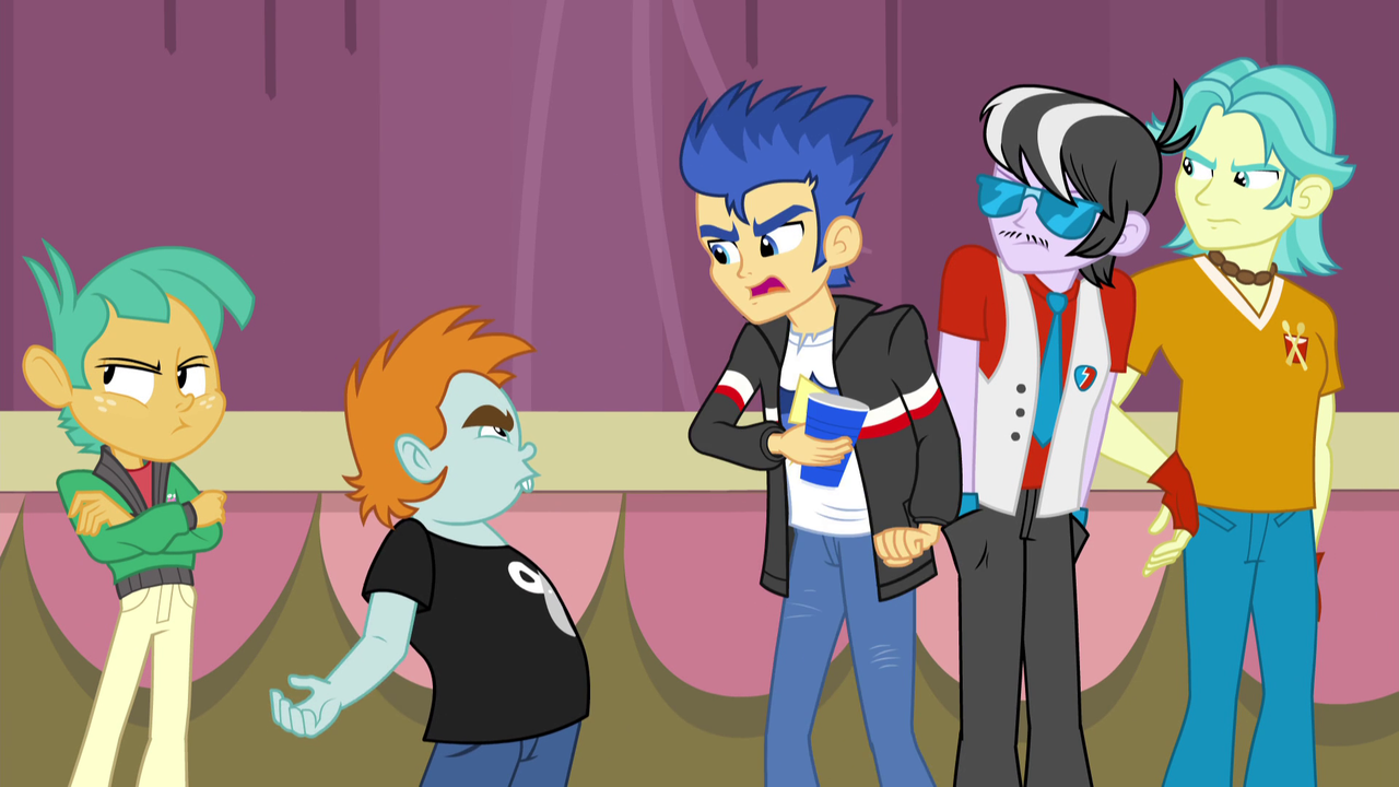 #1923792 - safe, screencap, flash sentry, snails, snips, equestria ...