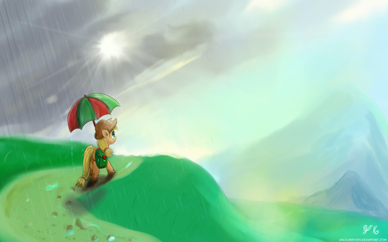 #1931584 - safe, artist:halflingpony, applejack, earth pony, pony, g4 ...