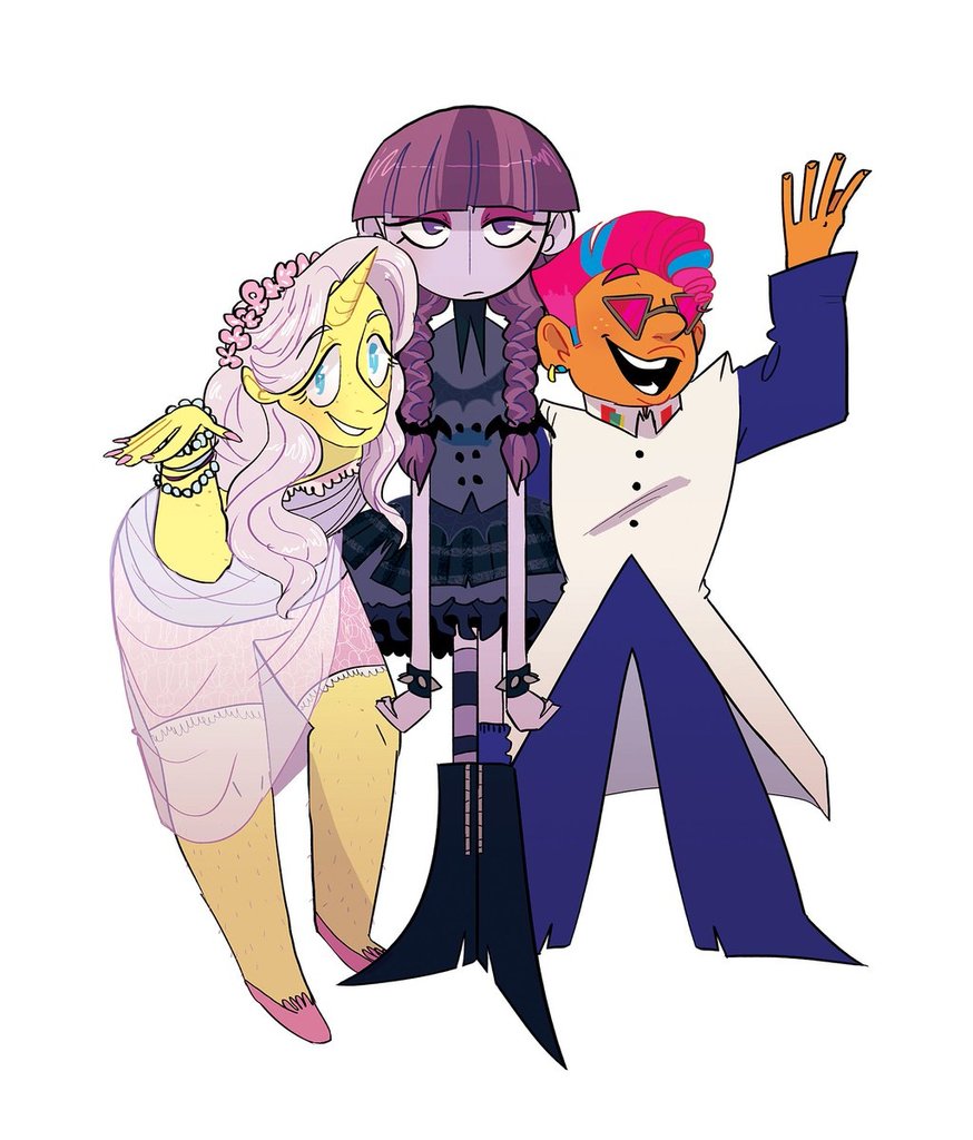 #1935921 - safe, artist:stevetwisp, inky rose, lily lace, starstreak ...