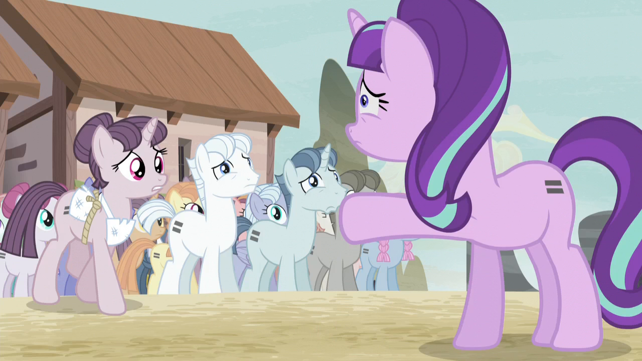 #1941045 - safe, screencap, amber tresses, bacon braids, cloud brûlée ...