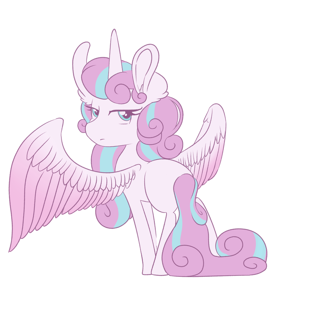 #1941452 - safe, artist:aesthetic-bagel, princess flurry heart, alicorn ...