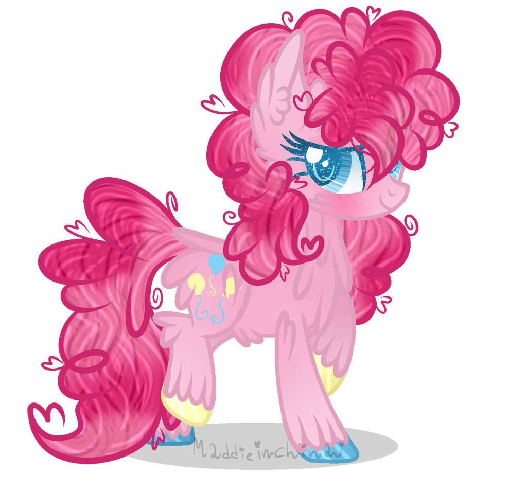 #1941573 - safe, artist:winanya, pinkie pie, pony, base used, blushing ...