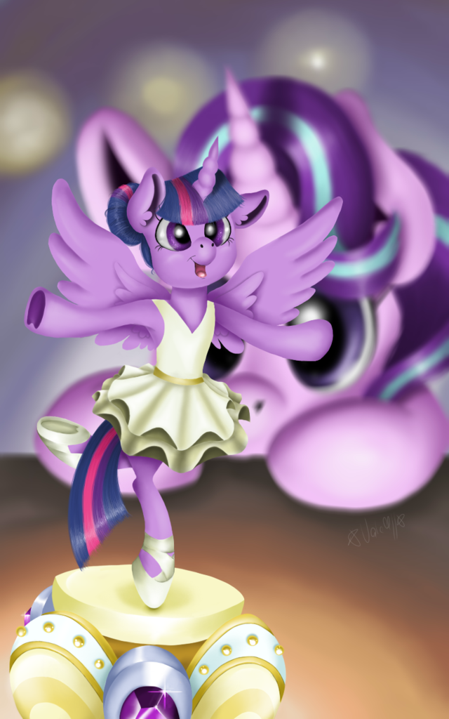 #1943041 - safe, artist:valemjj, starlight glimmer, twilight sparkle ...