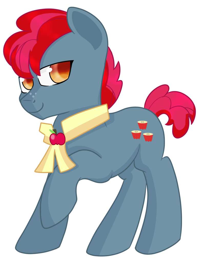 #1948096 - safe, artist:rainbowtashie, apple split, pony, g4, apple ...