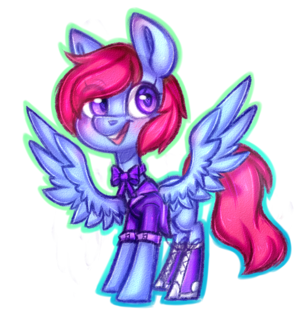 #1926768 - safe, artist:pinipy, pony, commission, cute, female, full ...
