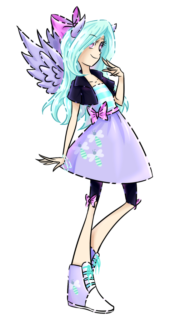 #1927794 - safe, artist:y-firestar, flitter, human, g4, bow, bracelet ...