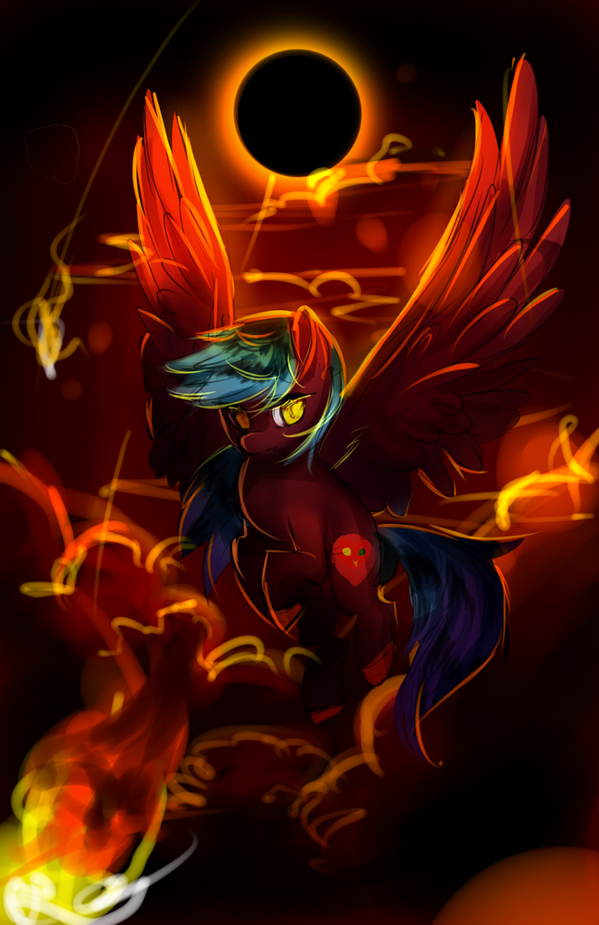 #2168131 - safe, artist:aquagalaxy, oc, oc only, pegasus, pony, eclipse ...