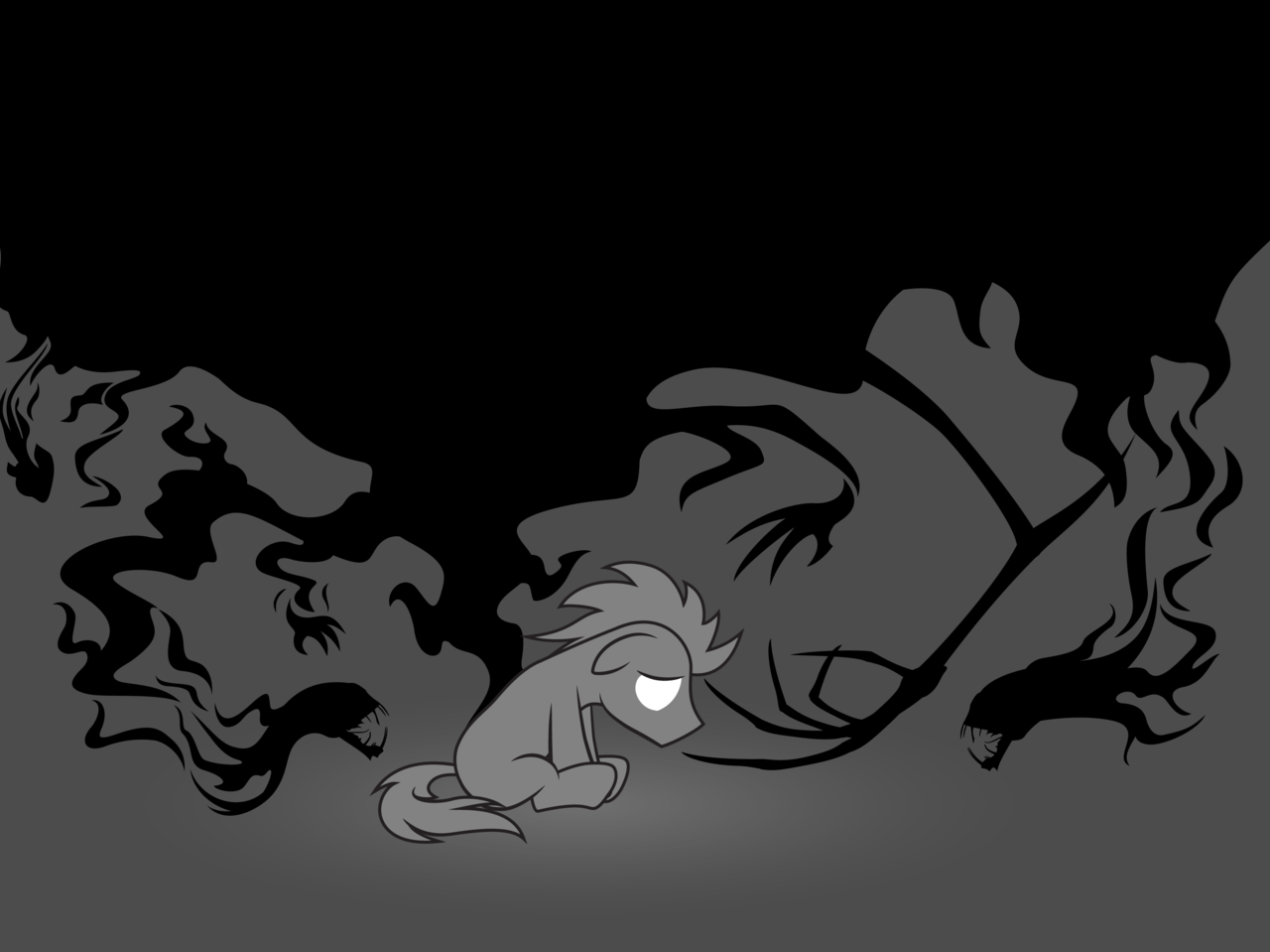 #2168817 - safe, artist:vistamage, earth pony, pony, shadow - Derpibooru