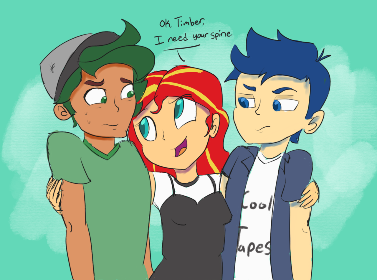 #2169176 - dead source, safe, artist:pettypop, flash sentry, sunset ...