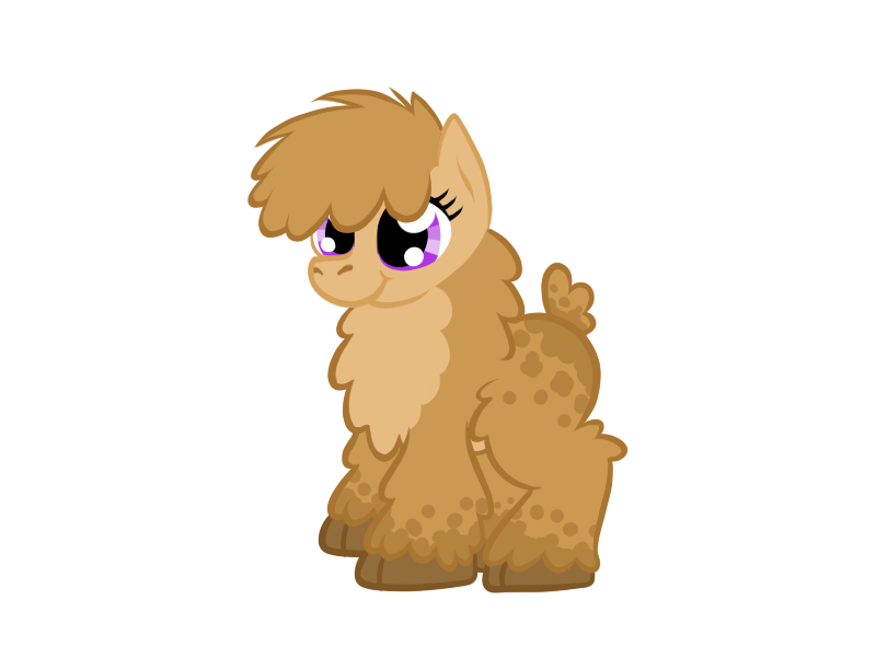 #2172651 - safe, artist:pvt-llama, llama, pony, fluffy - Derpibooru