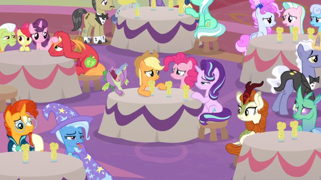 #2172917 - safe, screencap, apple bloom, applejack, autumn blaze, big ...