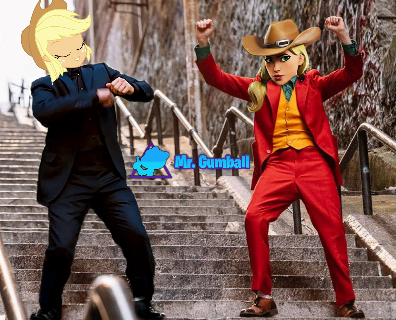 #2173598 - safe, editor:mr. gumball, applejack, equestria girls, g4 ...