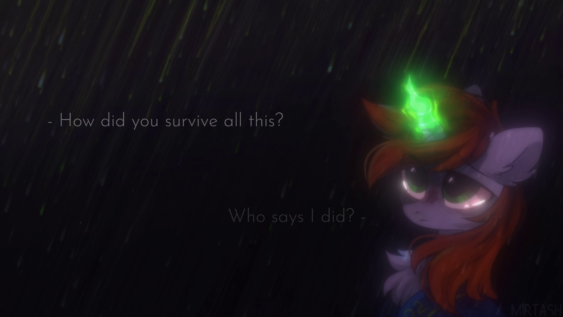 #2174572 - safe, artist:mirtash, artist:siivabunner, edit, oc, oc only, oc:littlepip, pony ...