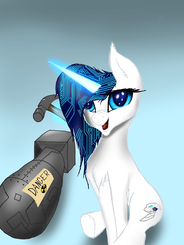 #2174986 - safe, artist:techwingidustries, oc, oc:brooklynn, pony ...