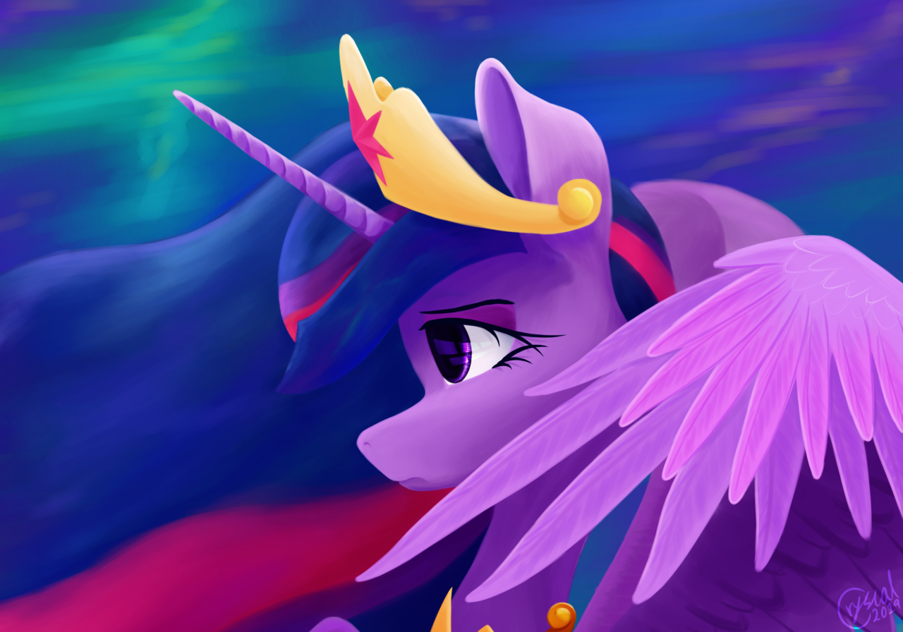 #2176138 - safe, artist:alicorn-without-horn, twilight sparkle, alicorn ...