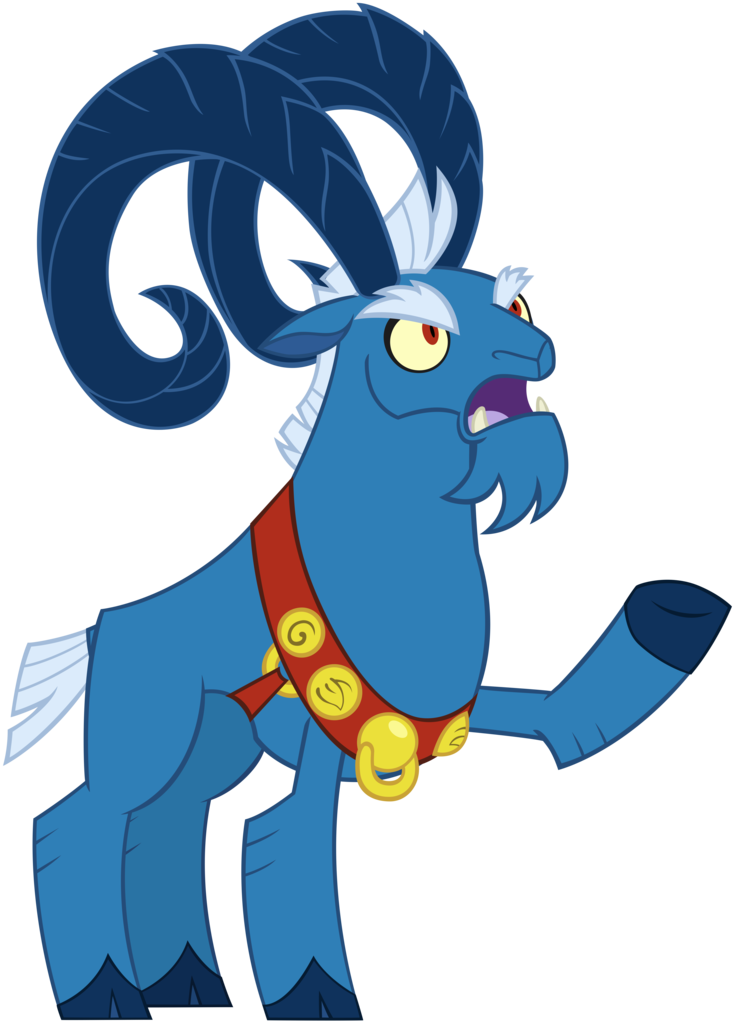 #2177249 - safe, artist:andoanimalia, grogar, goat, g4, my little pony ...