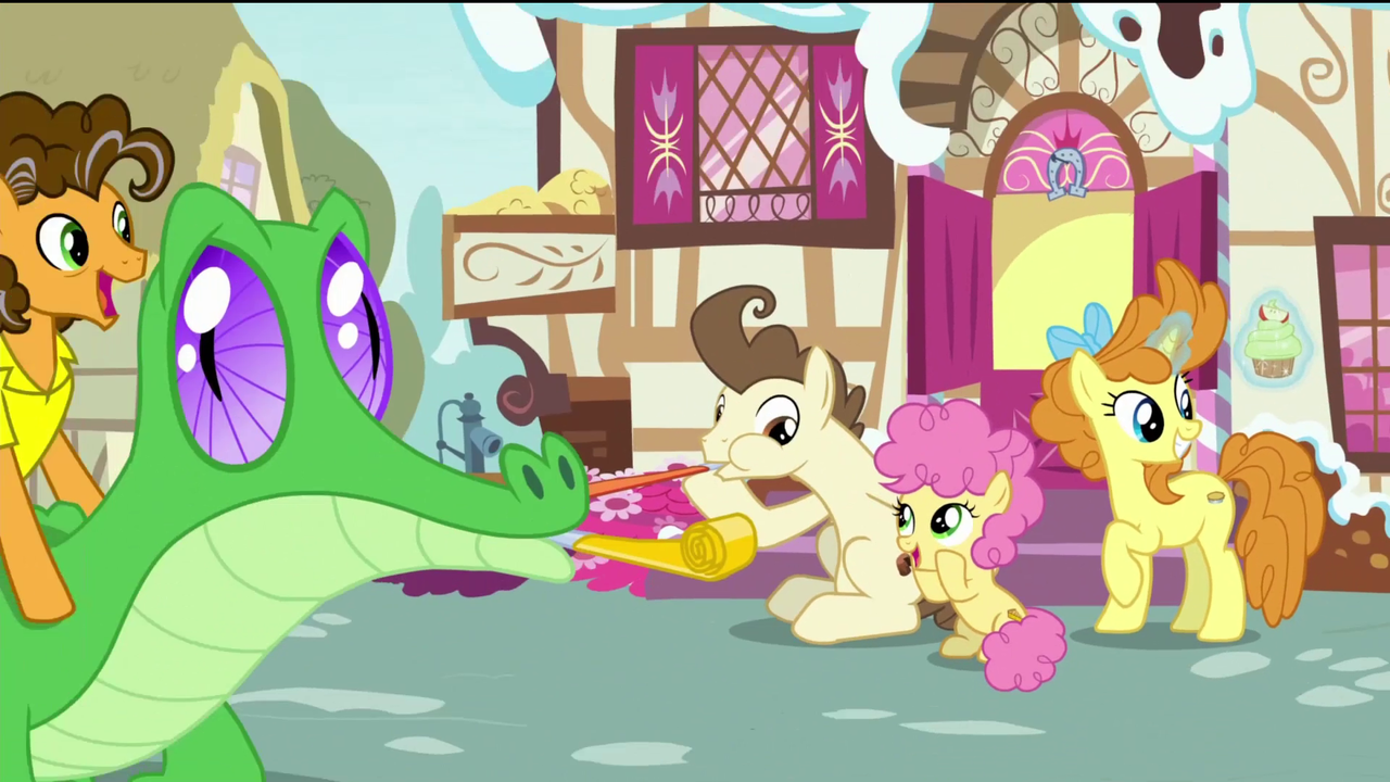 #2180351 - safe, screencap, cheese sandwich, gummy, li'l cheese, pound ...