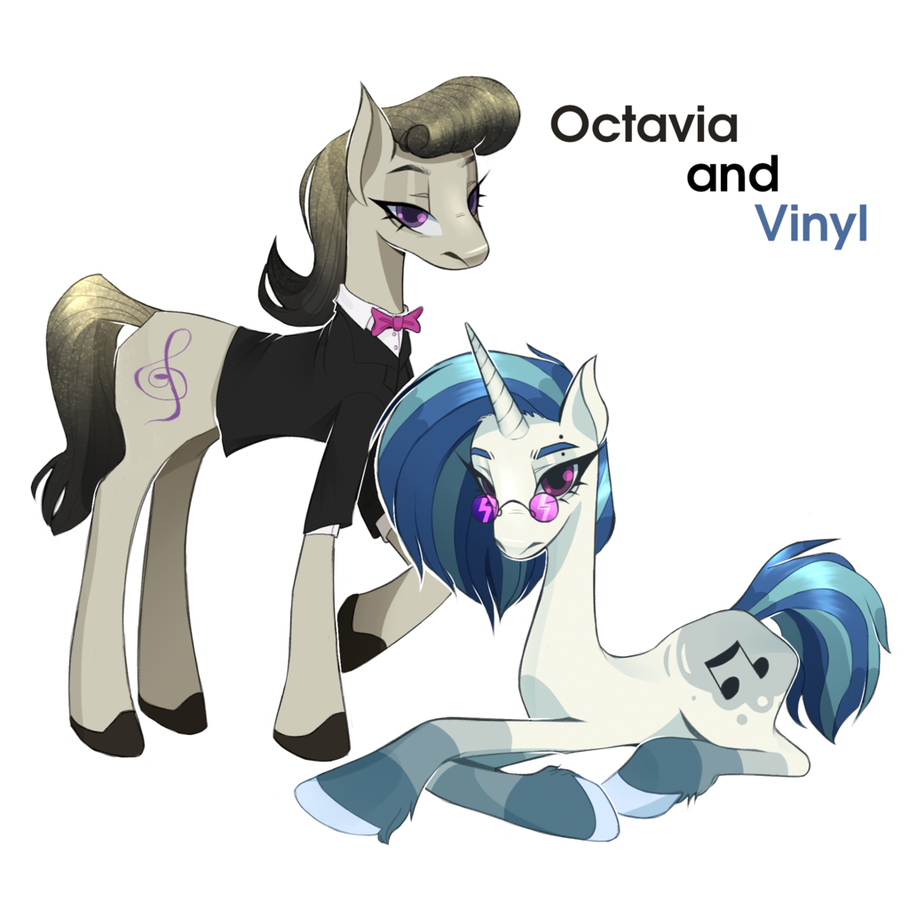 #2182680 - safe, artist:stacey8, dj pon-3, octavia melody, vinyl ...