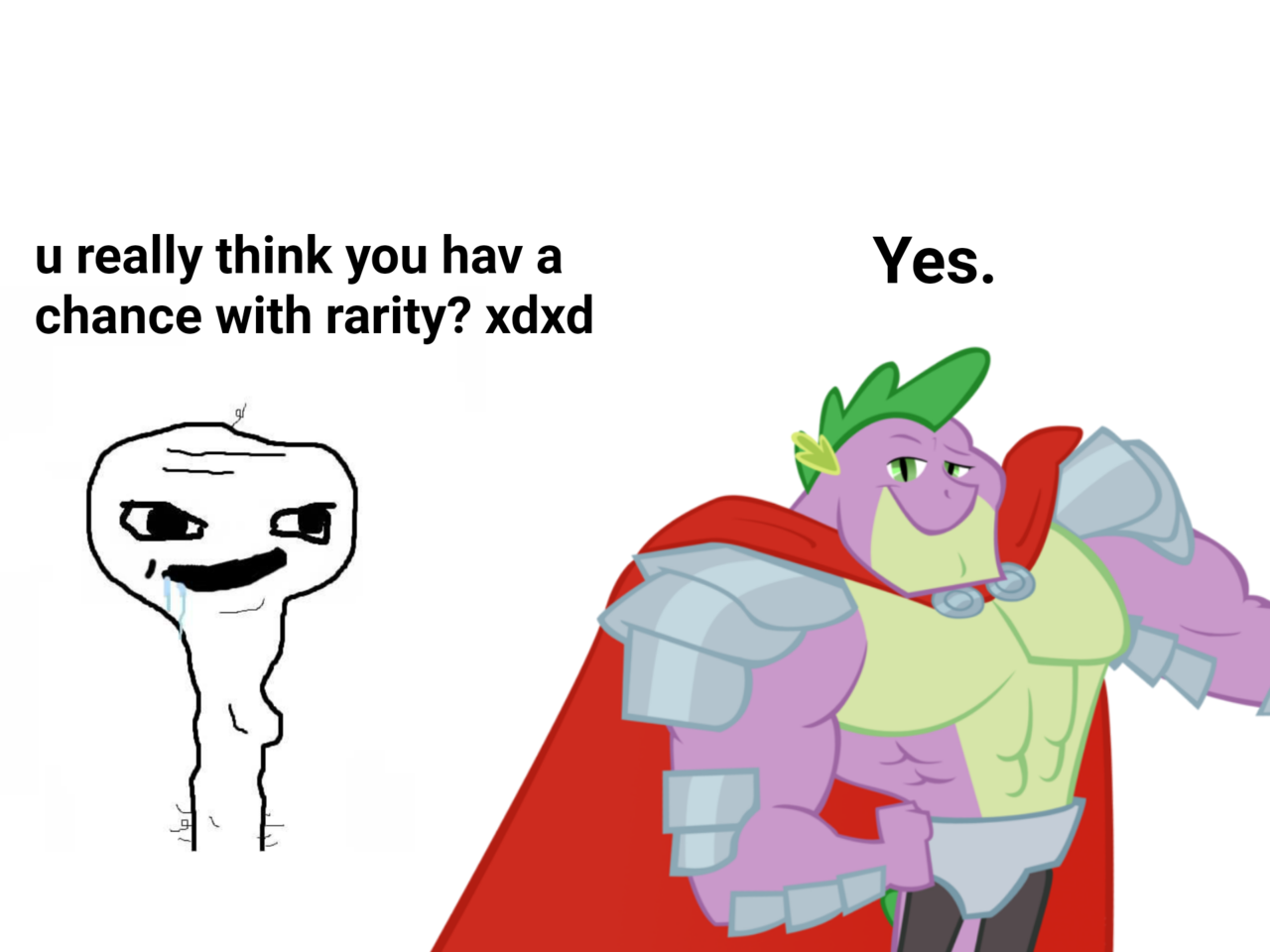 #2160801 - artist needed, safe, rarity, spike, g4, beefspike, black ...