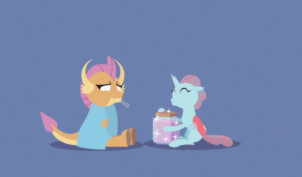 #2163028 - safe, artist:gd_inuk, ocellus, smolder, changedling ...