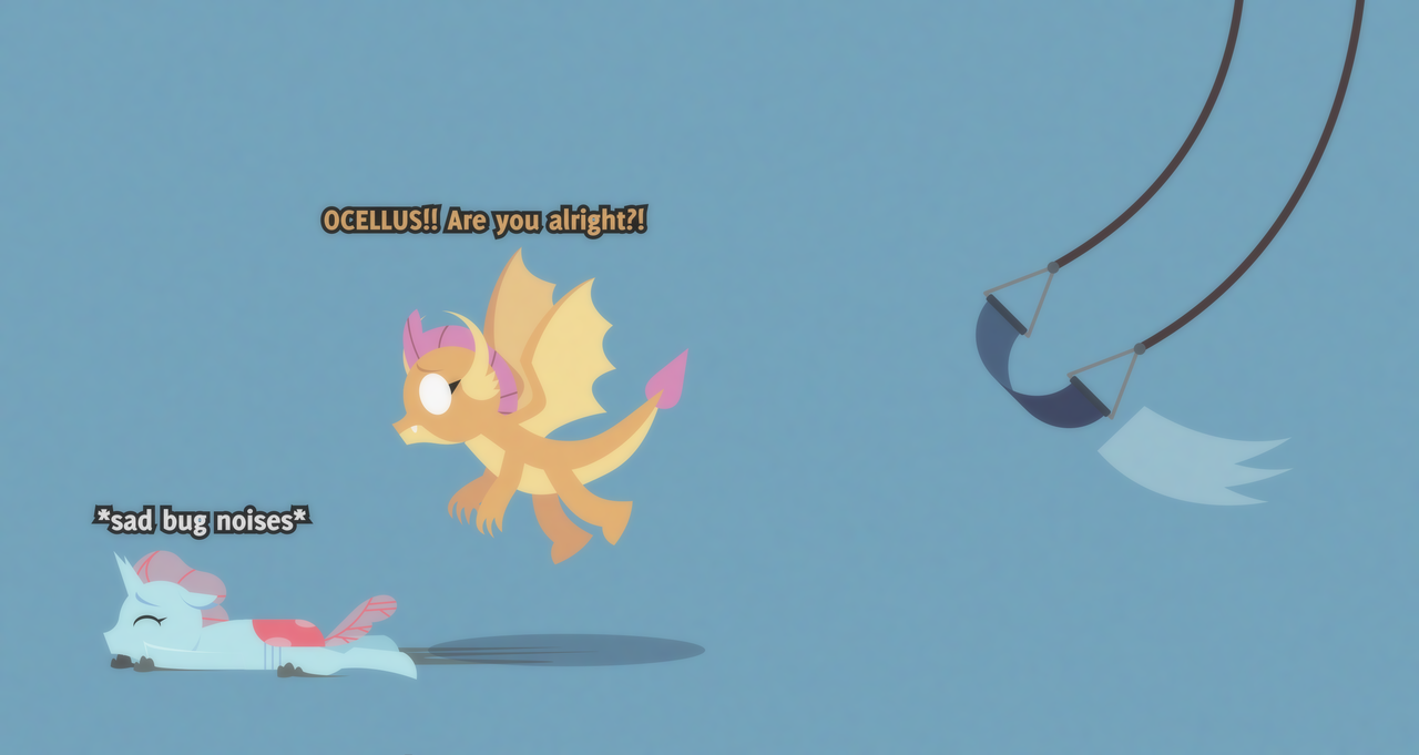 #2164258 - safe, artist:gd_inuk, ocellus, smolder, changedling ...