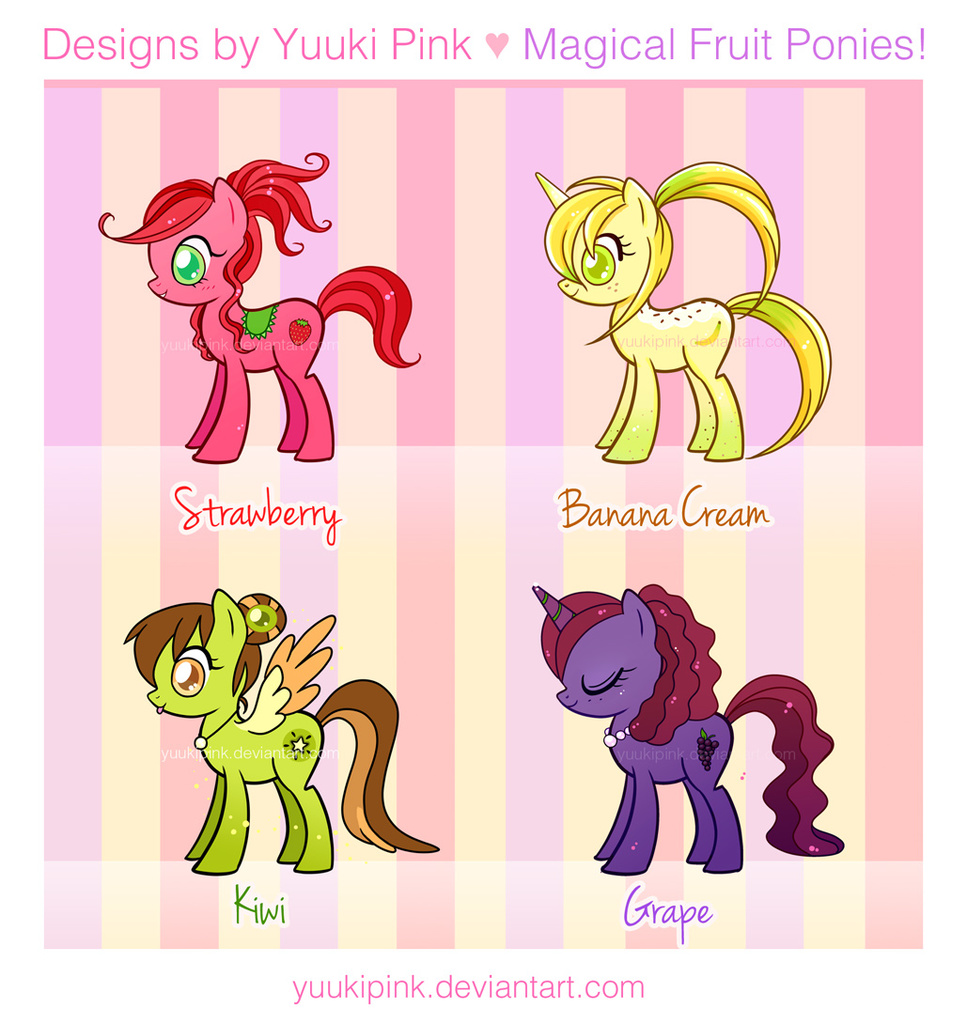 #2184455 - safe, artist:yuukipink, oc, pony, banana cream, food, fruit ...