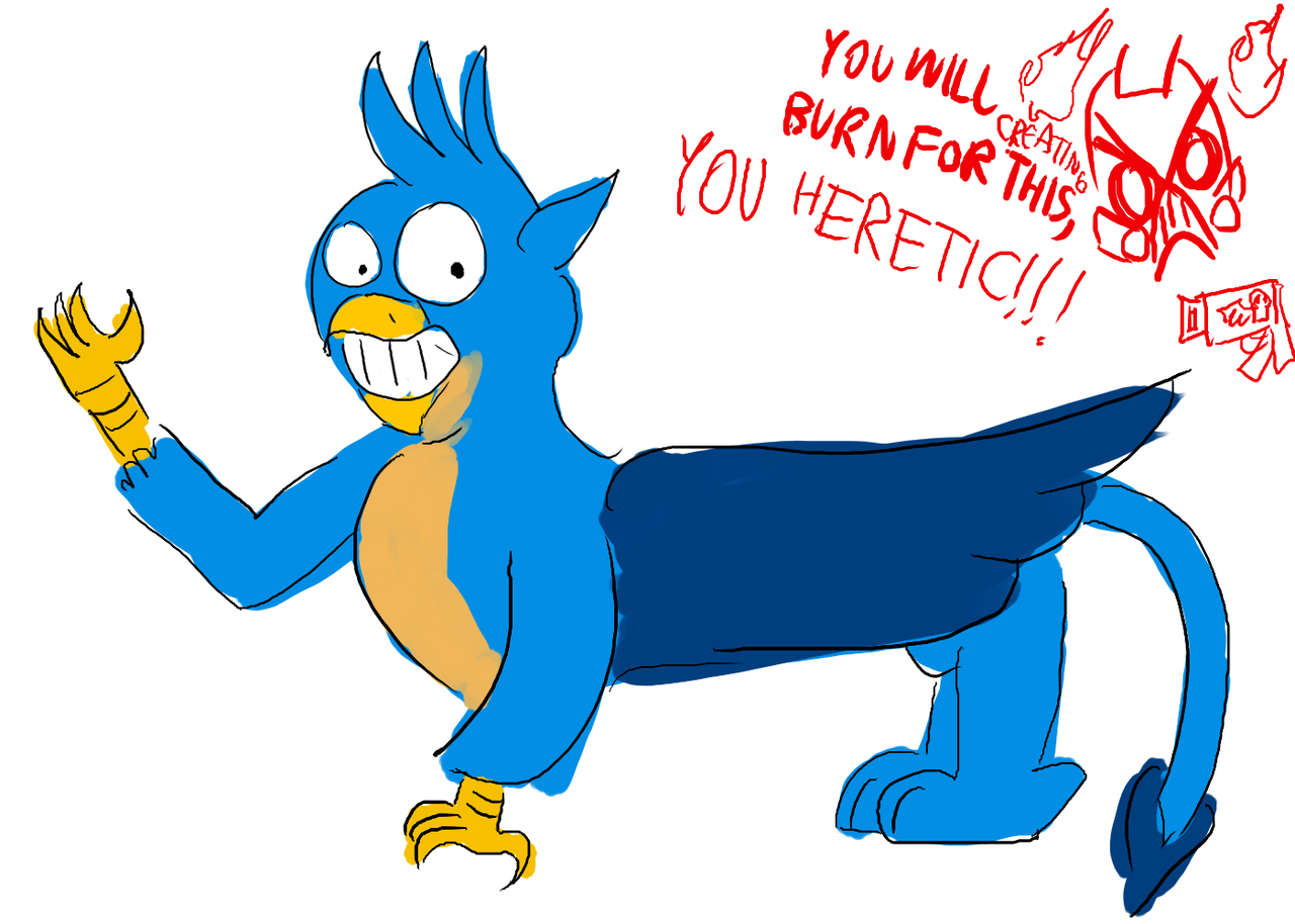 #2195915 - safe, artist:horsesplease, gallus, g4, g4.5, my little pony ...