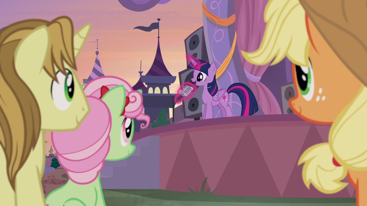 #2197557 - safe, screencap, applejack, florina tart, twilight sparkle ...