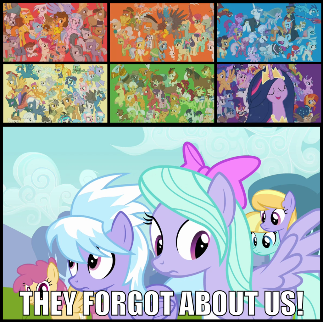 #2198686 - safe, edit, edited screencap, screencap, aloe, angel bunny, apple bloom, autumn blaze ...
